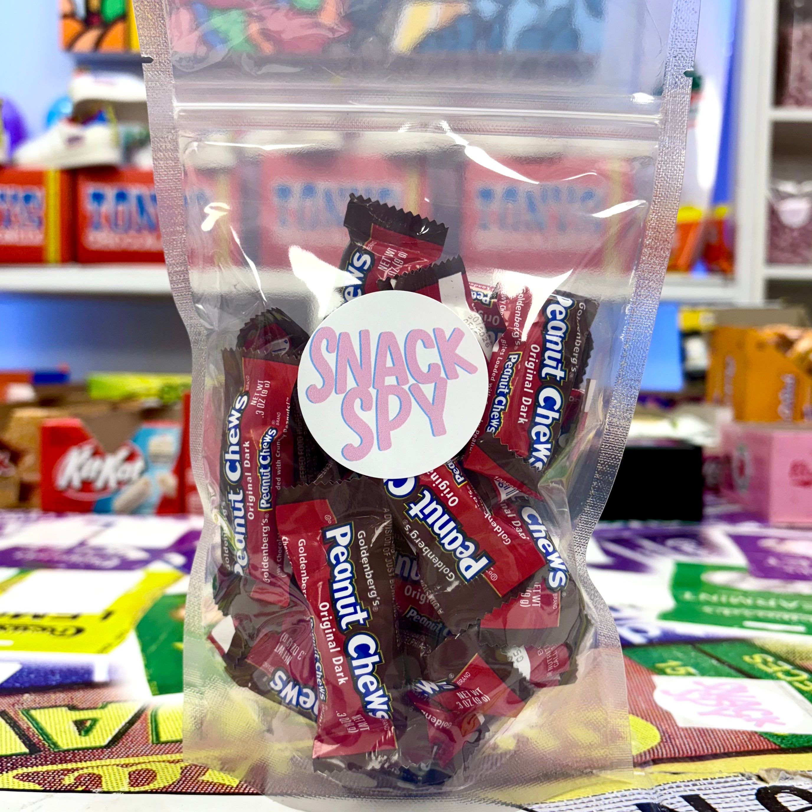 DARK CHOCOLATE PEANUT CHEWS FUN SIZE – SNACK SPY